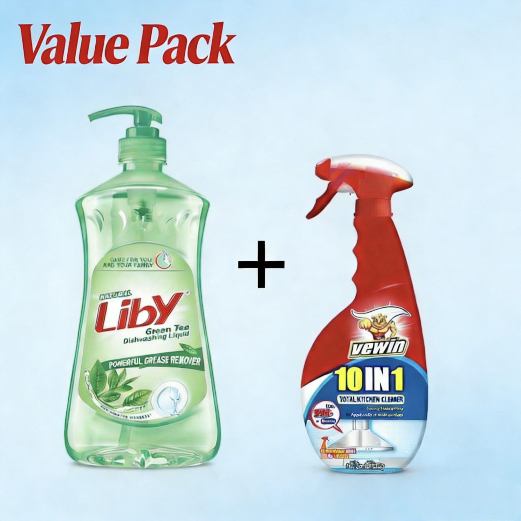 Green Tea Dish Soap & Heavy-Duty Degreaser Bundle – Hellooo